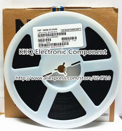 100% Original 1000pcs Zener Diode BZV55 B43 BZV55B43 43V SOD 80 SOD80C ...