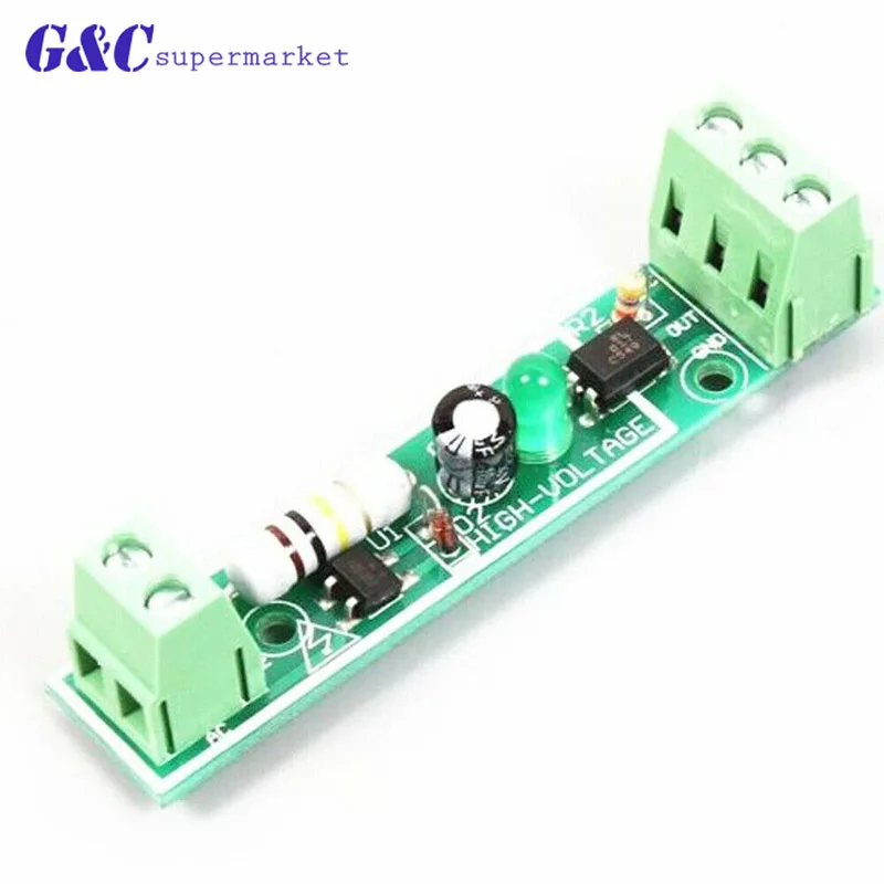 1 Channel AC 220V Optocoupler Isolation Module High Voltage Opto ...