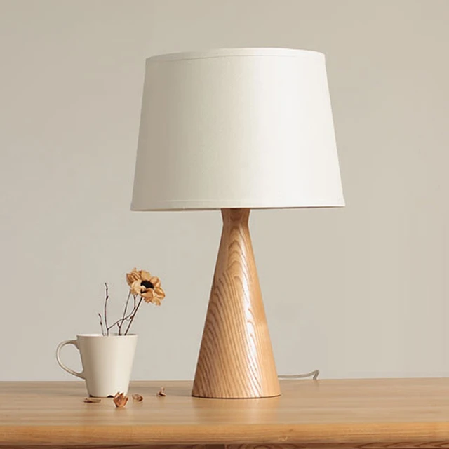 Simple Table Lamp Wood