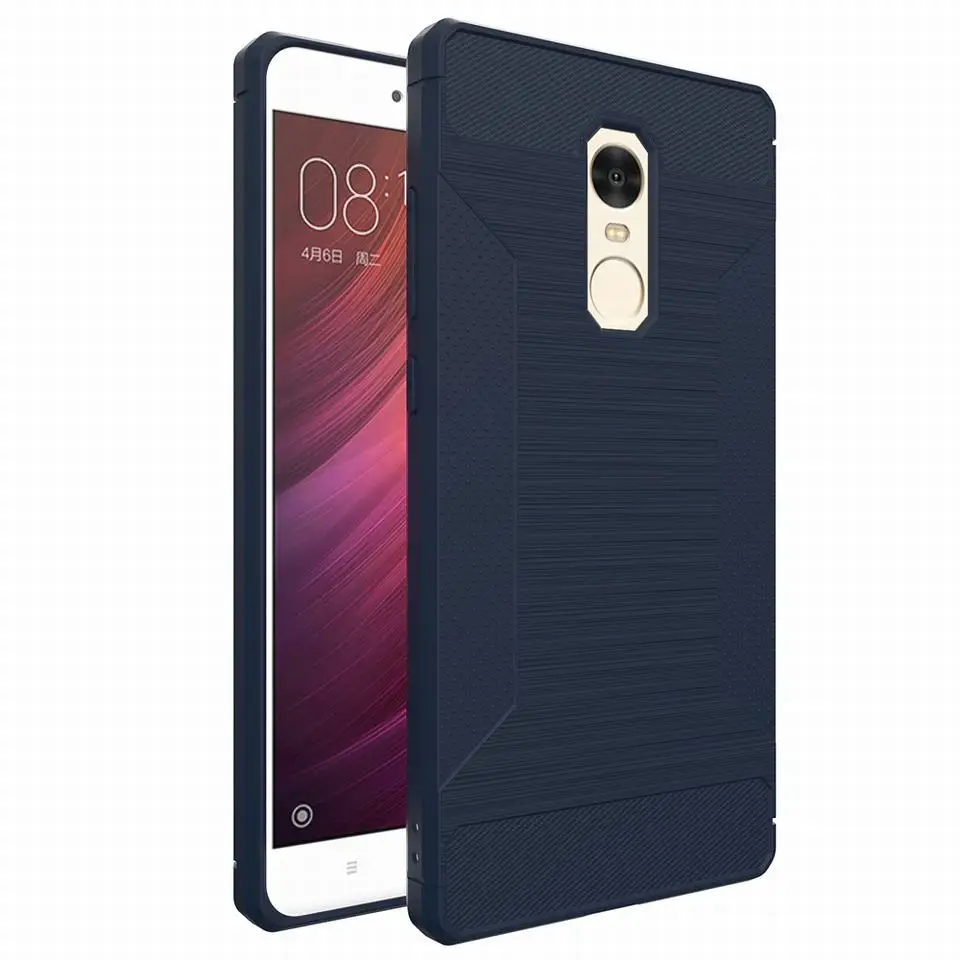 For Xiaomi Redmi Note 4X Case Luxury Line Style Silicone Soft TPU High ...