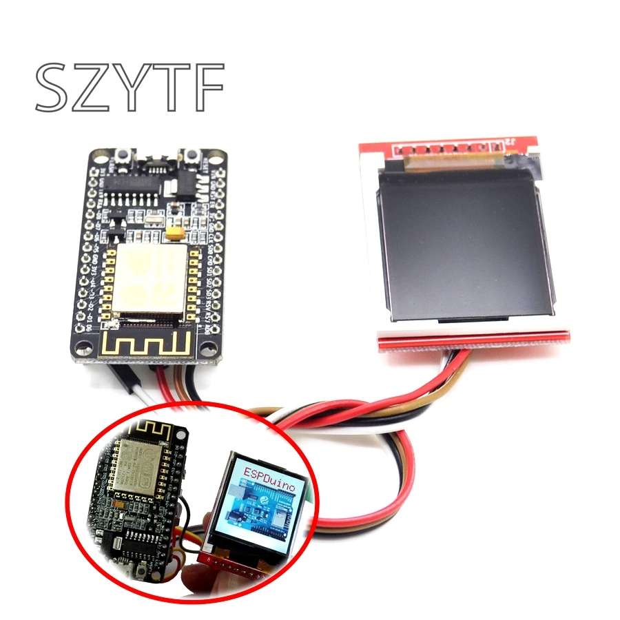 ESP8266-Development-Kit-Met-Scherm-Tft-Tonen-Afbeelding-Of-Woord-Door ...