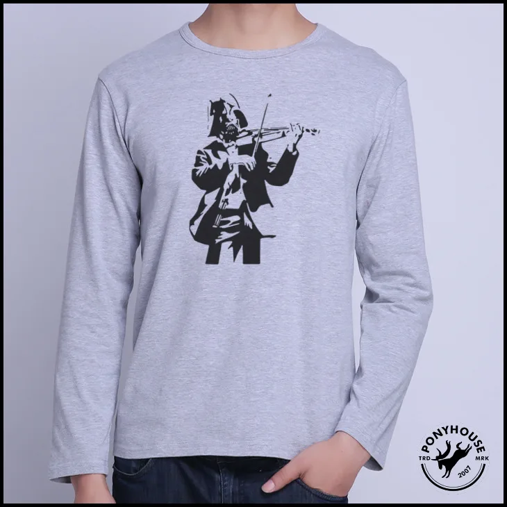 2015 H LORD SITH DARTH VADER men ' s violín Samurai negro camisa con ...