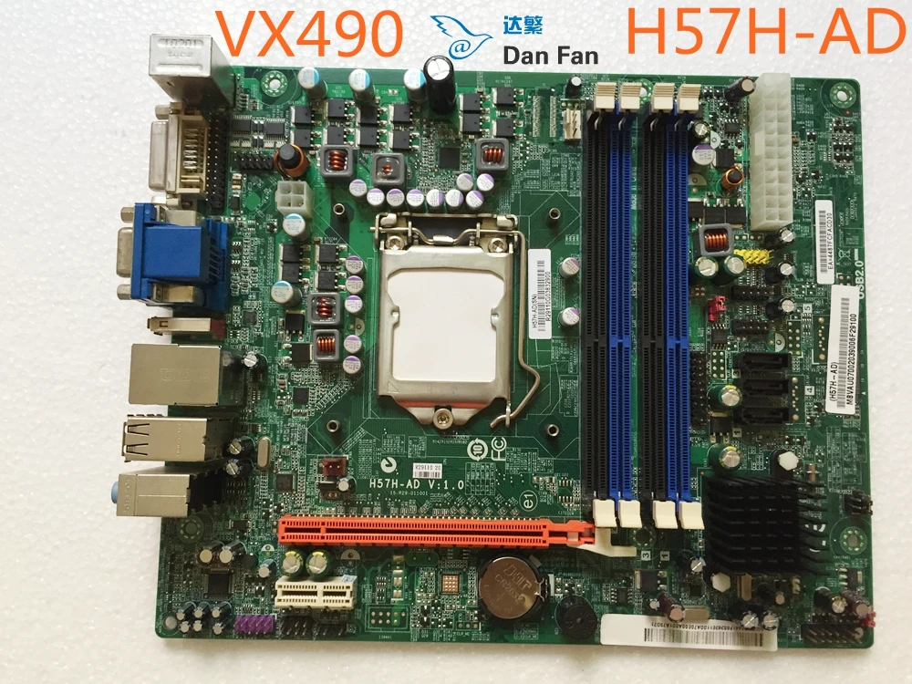 H57H AD For ACER VX490 Desktop Motherboard 15 R29 011001 H57 LGA1156 ...