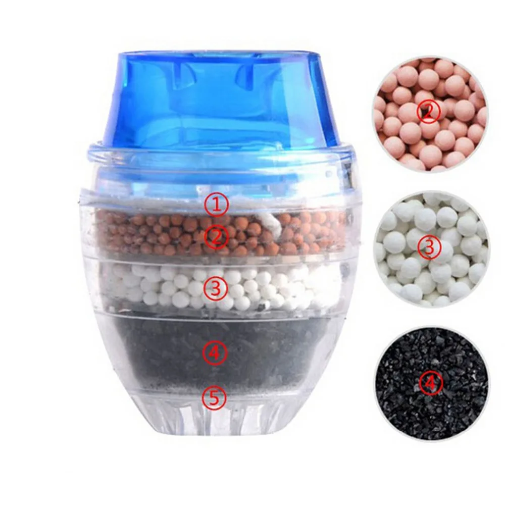 Home Water Purified Faucet Filter Bamboo Charcoal Penetration Purifier ...