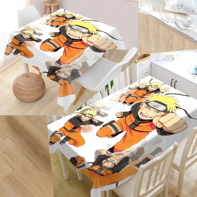NARUTO 02 Anime Custom Table Cloth Oxford Print Rectangular Waterproof ...