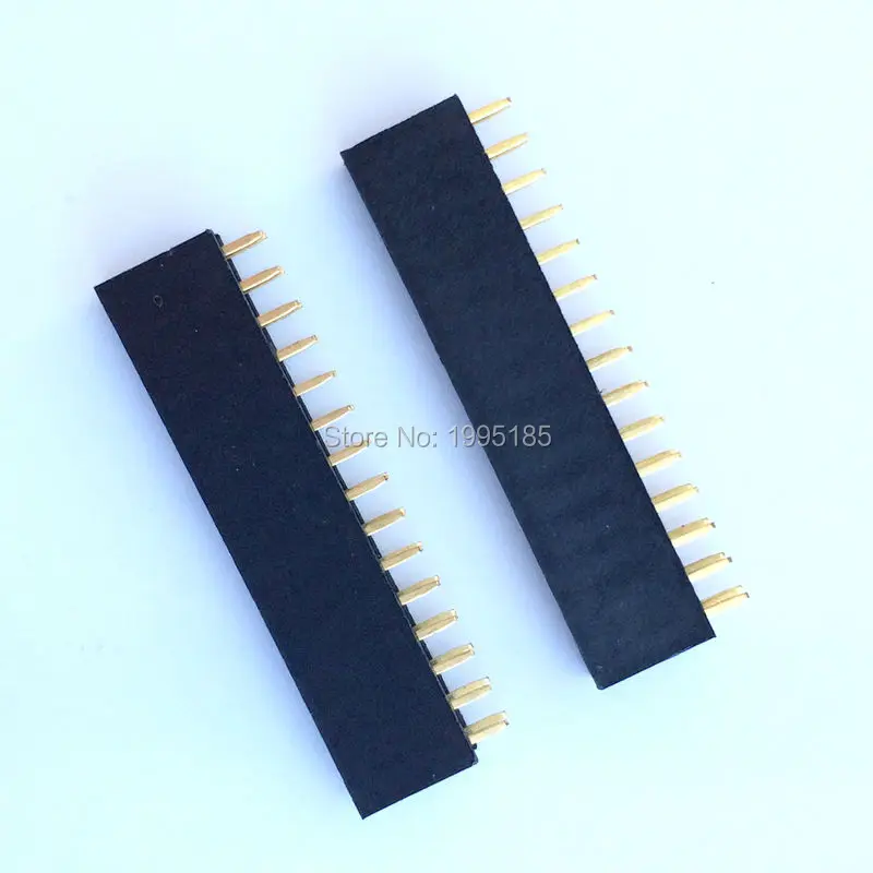 10-Pcs-2-54mm-2x15-Pin-30-Pin-Female-PCB-Double-Row-Straight-Header ...