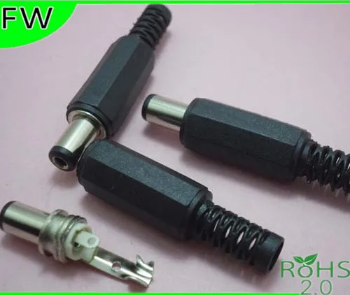 Low voltage DC power connector DC 005 male chieftain welding head 5.5 2 ...