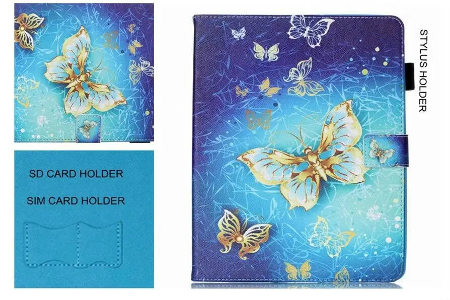 Soporte de cuero PU para Samsung Tab 4 SM T230 SM T231 7 '', funda con ...