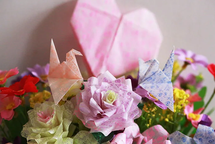 Sale 62mm 24pcs/lot Luminous Transparent Handcraft origami paper little ...