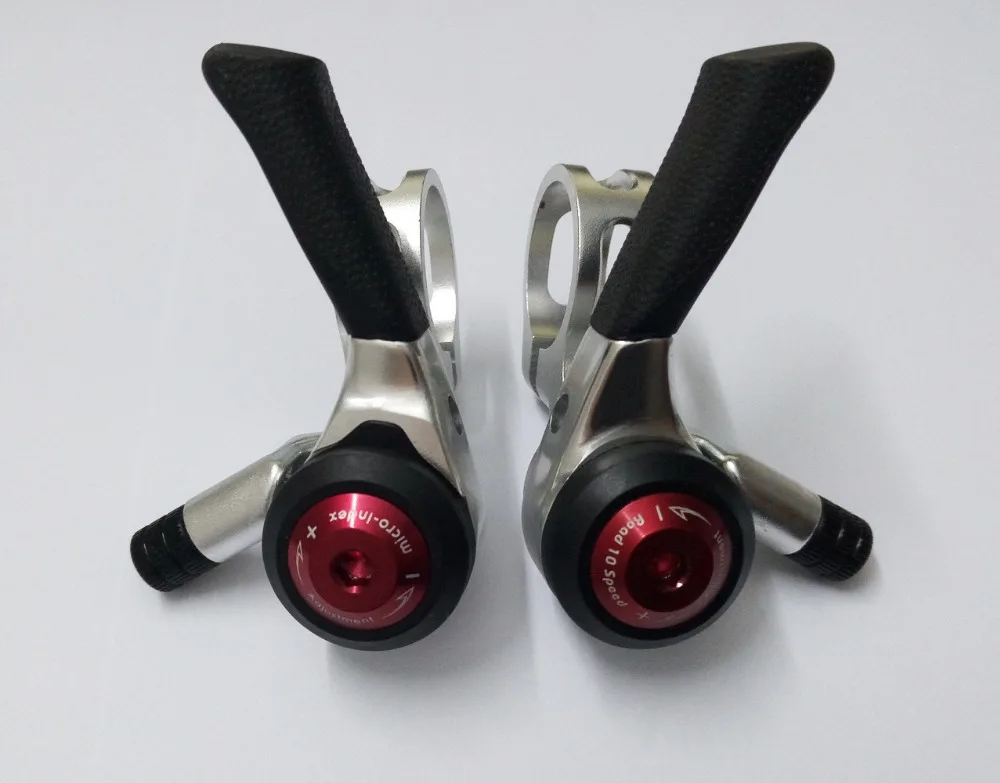MicroShift Flat Bar Double Triple 2 3 X 10 Speed Thumb Shifters Bike