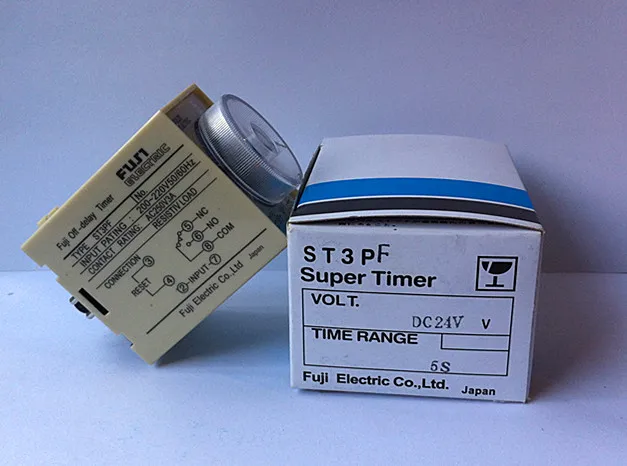 1 set/lote ST3PF DC 24 V 3 Min 180 S Power Off Delay Timer tempo Relé ...
