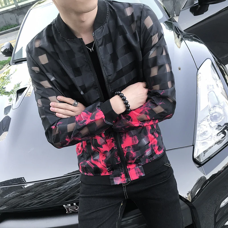 Flower Transparent Jacket Square See Throught Sexy Jacket Sunscreen ...