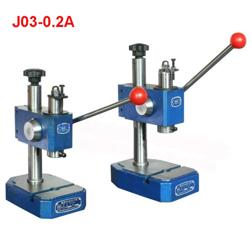 J03 0.2A precision manual press / hand pull punch,Maximum clamping ...