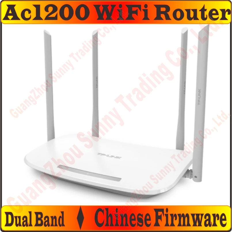 Chinese-Firmware-4-External-Antennas-TP-LINK-AC1200-Wireless-Router-802 ...