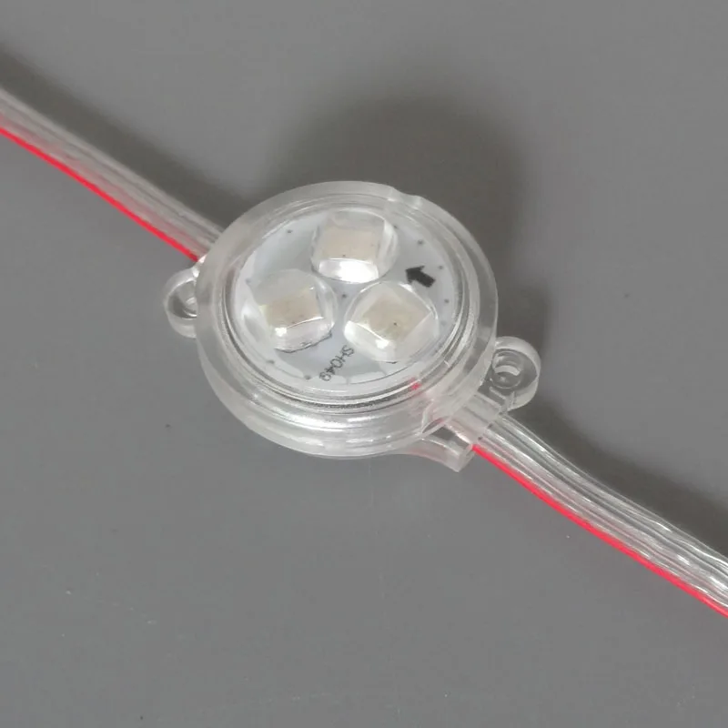 30mm 3 leds sm16703 rgb 픽셀 led 모듈 빛, 5050 smd rgb led 모듈, 3 leds/모듈, 20 ...