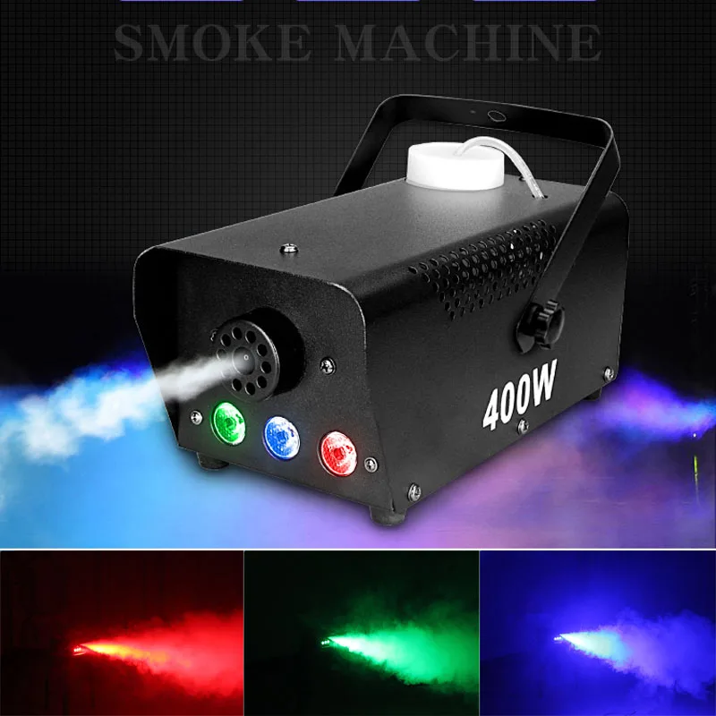 500W Mini Wireless Remote control LED Smoke Machine RGB color choice ...