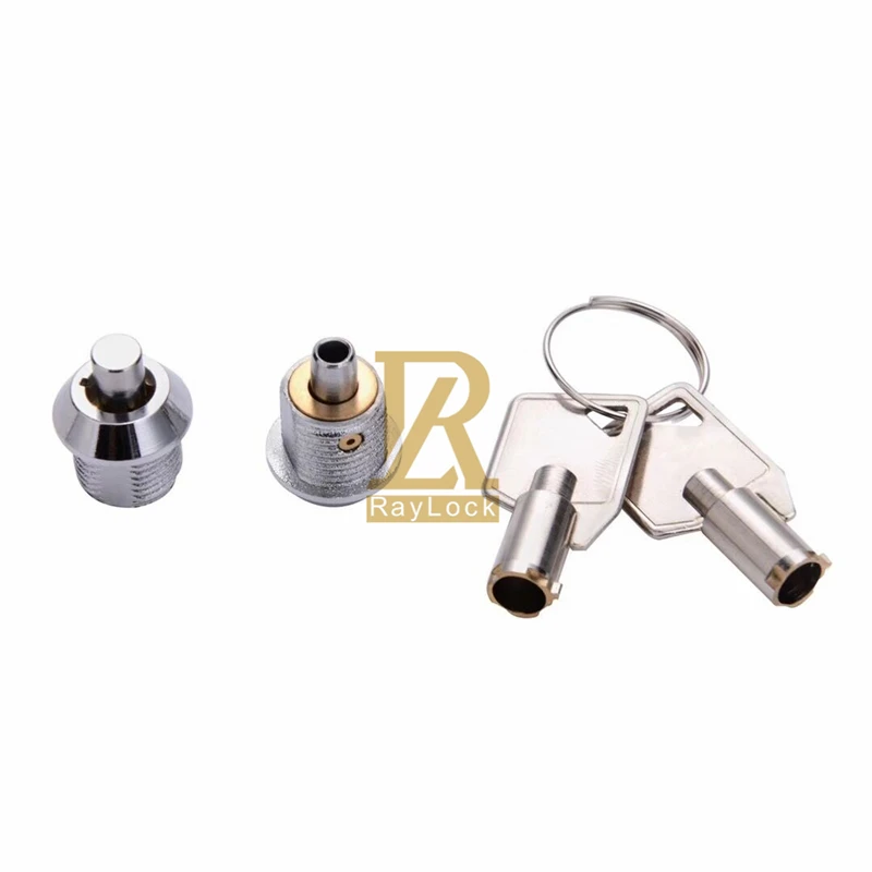 RayLock tubular key push lock small size press lock dispenser box lock ...