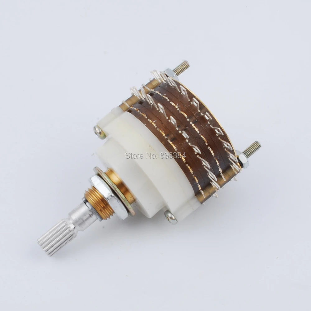 Free Shipping New 1pc 2 Pole 23 Step Rotary Switch Attenuator Volume ...