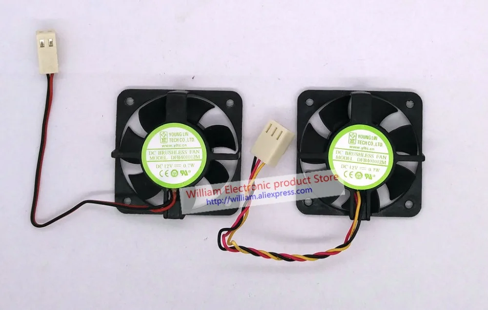 Original DFB401012M DC12V 0.7W 40*40*10MM 4cm Computer Cooling fan|Fans ...