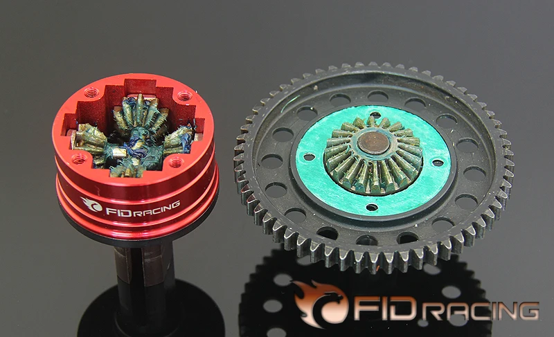 FID Alloy One-piece Center diff housing differential shell FOR LOSI ...