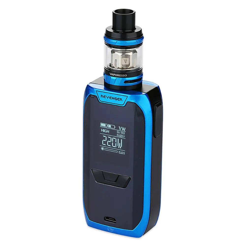 Original 220W Vaporesso Revenger Kit With 5ml /2ml NRG Tank & Huge 0.96 ...