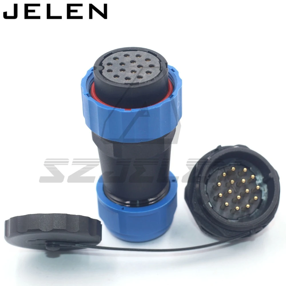 Sd28 Waterproof Connector 2 3 4 5 6 7 9 10 12 14 16 19 22 24 26pin Power Cable Wire Connectors ...