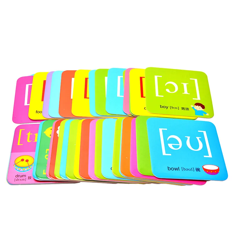 48Pcs Montessori Learning English Pronunciation Alphabet Letters Game ...