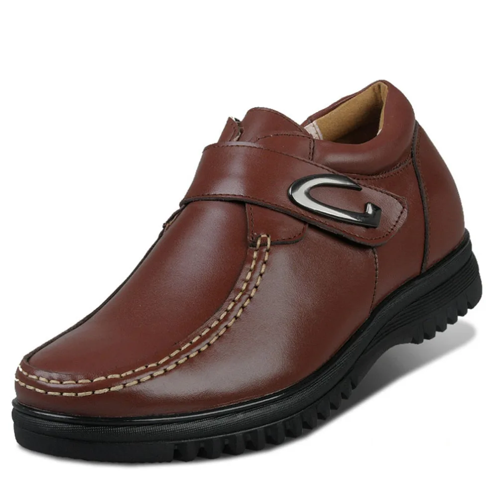 X5590 1 Comfortable Real Leather Height Increase Elevator Shoes in ...