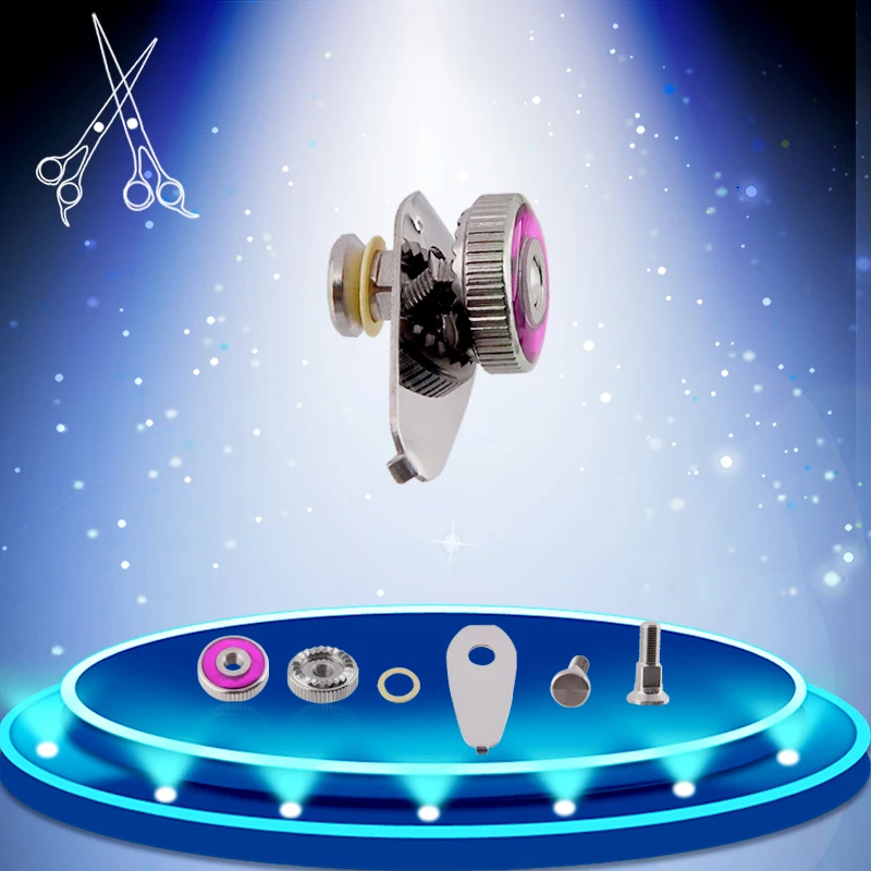 100 Sets/lot Full Set Of Hair Scissor Screw With Rhinestone Stainless ...