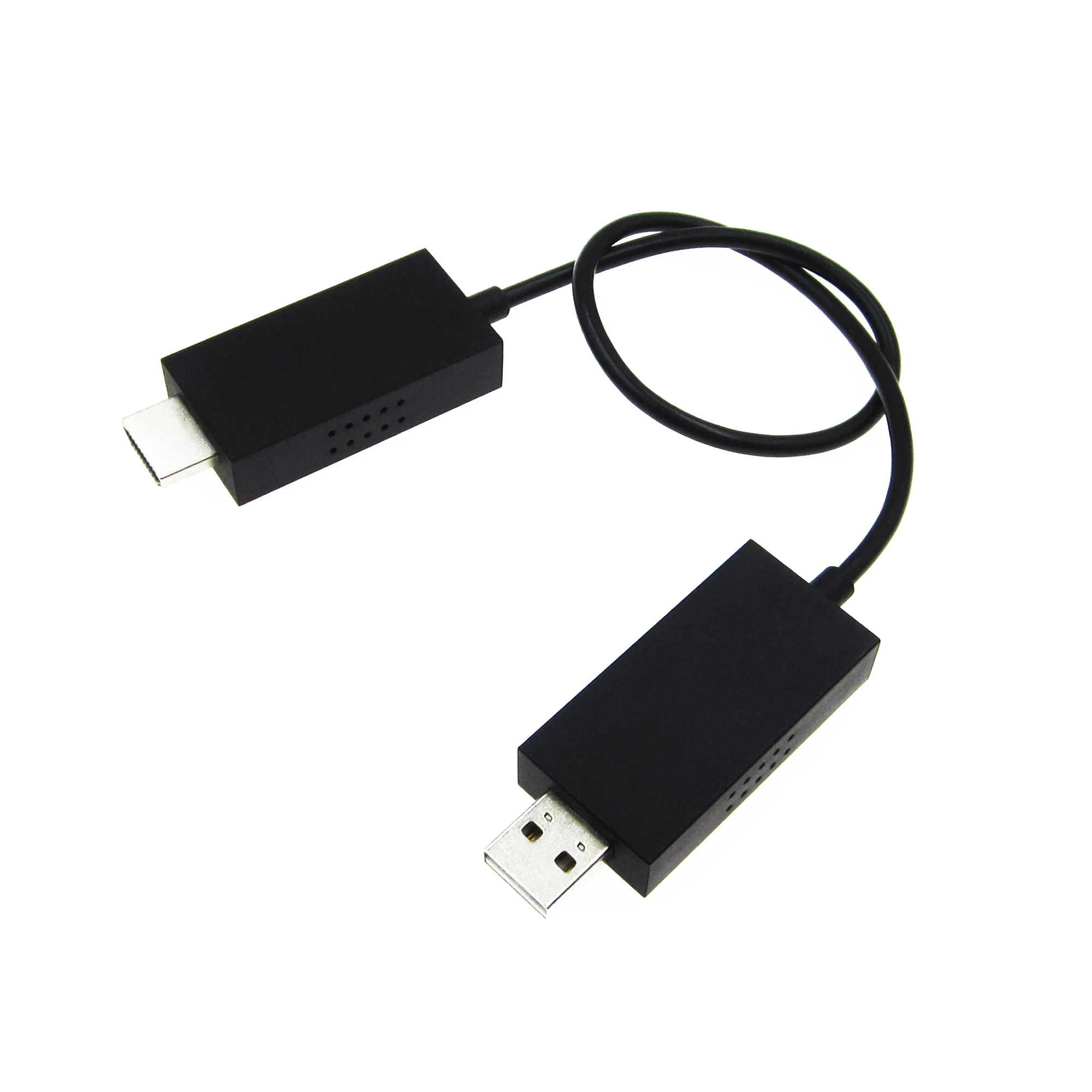 Black Wireless Display Adapter Receiver HDMI & USB Port HD 1080P For ...