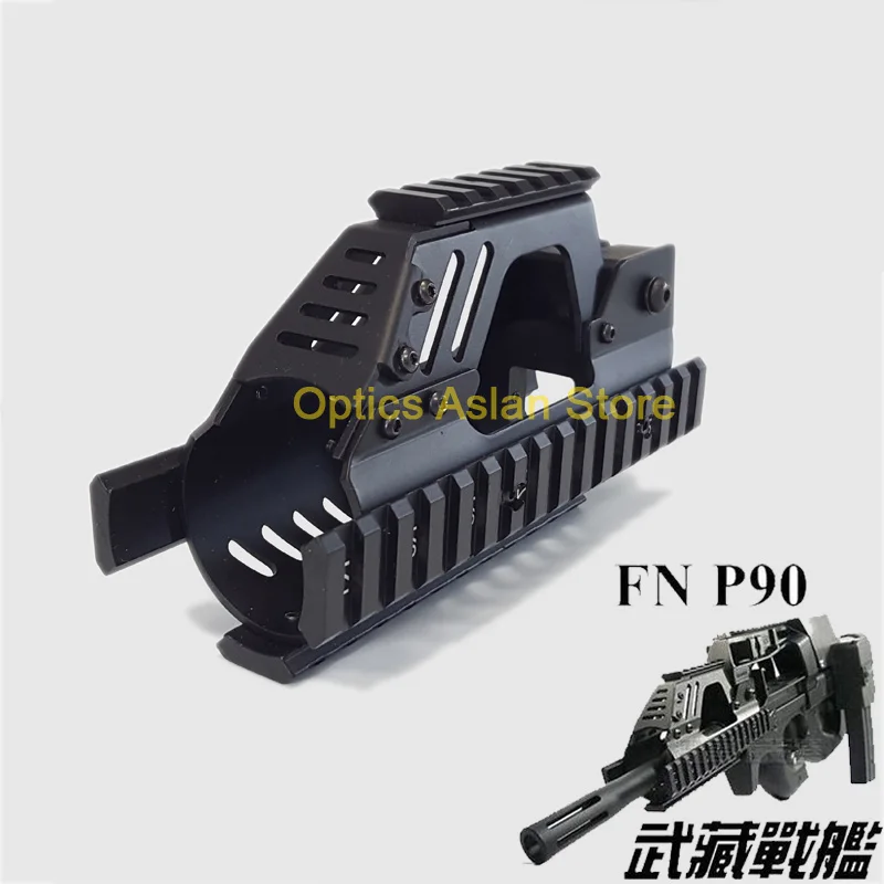 FN P90 Tactique Rail Métallique Portée 3 côté 20mm Picatinny Rail Pour ...