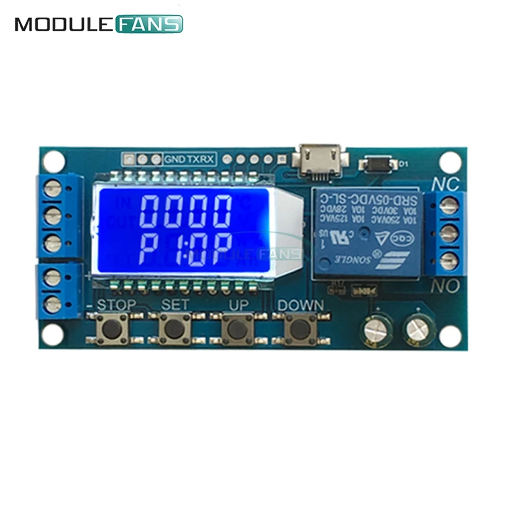 6 30v Delay Power Off Relay Module Timing Switch Control Cycle Timer