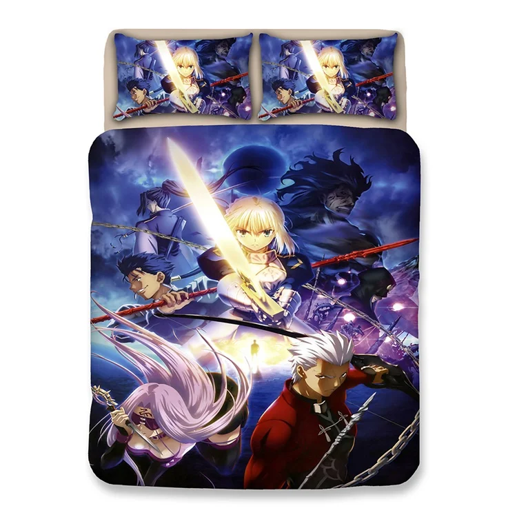 Японское аниме R18 взрослых постельные принадлежности Сексуальная Твин Полный Королева Король ...