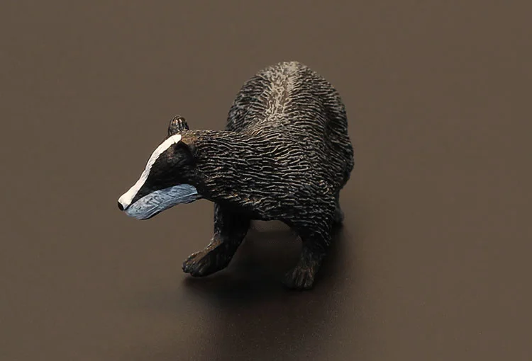 Original wild jungle zoo animal badger figurine brock figure kids toy ...