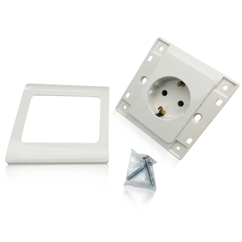 1PCS/ YT2198B/ German standard Power Socket Electrical Socket Outlet 86 ...