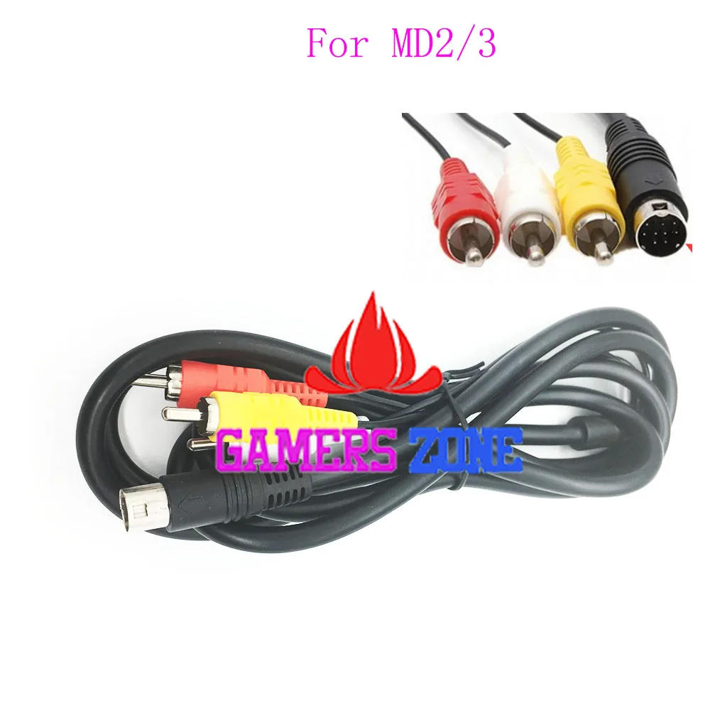Replacement-For-MD-2-3-Stereo-AV-TV-Video-Lead-Cable-For-Sega-Maga ...