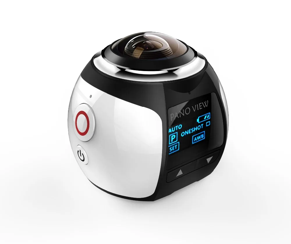 360 Action Camera Wifi Mini Panoramic Camera Ultra HD Camera 360 Degree ...