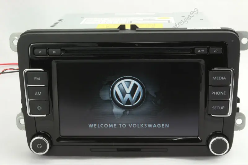 Genuíno Vw Rcd510 Ue Rds Versão 5k0 035 190 Made In Portugal - Rádios ...