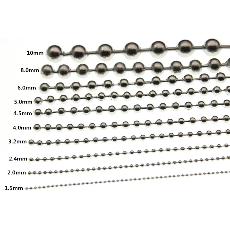 Stainless-Steel-Beaded-Ball-Chain-Bulk-Ball-Bead-Chains-For-DIY ...