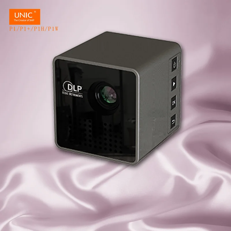 UNIC DLP Projector P1/P1+/P1H MINI LED pico pocket beamer with Li ...