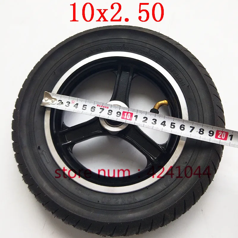 10x2.50 Tire and Aluminum Alloy Wheel are suitable for Electric Scooter ...