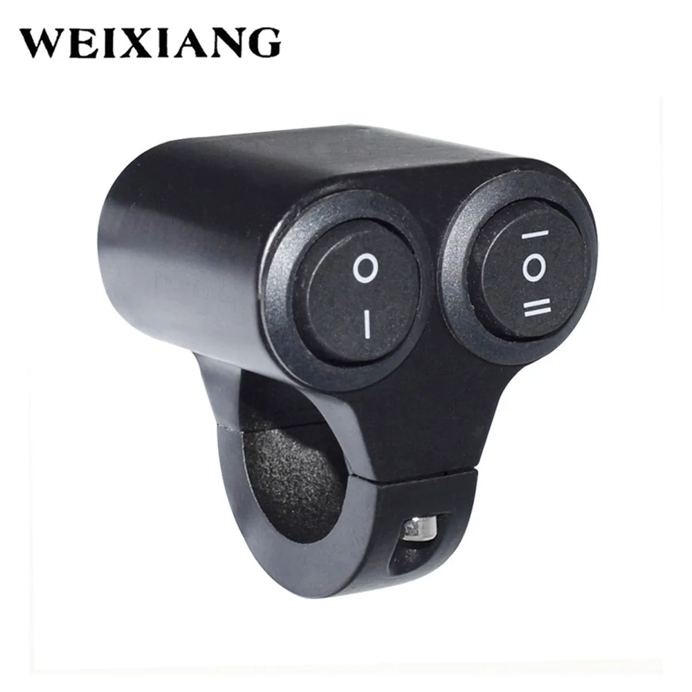22mm Aluminum On Off On Motorcycle Atv Handlebar Control Switch Button ...