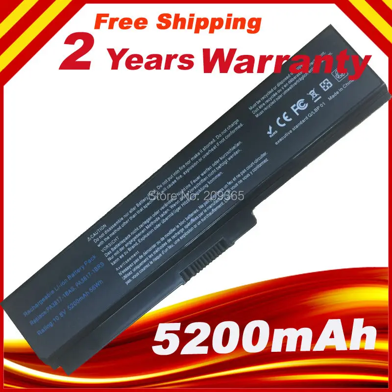 Laptop-Battery-For-Toshiba-Satellite-A660-C640-C650-C655-C660-L510-L630 ...