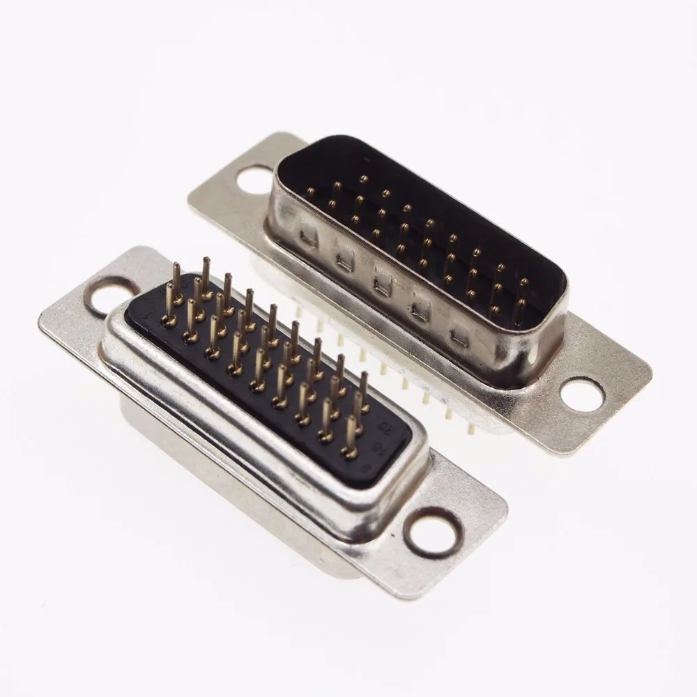 Free shipping DP26 male Socket/Jack/Connector,HDP26P male plug DB26 ...