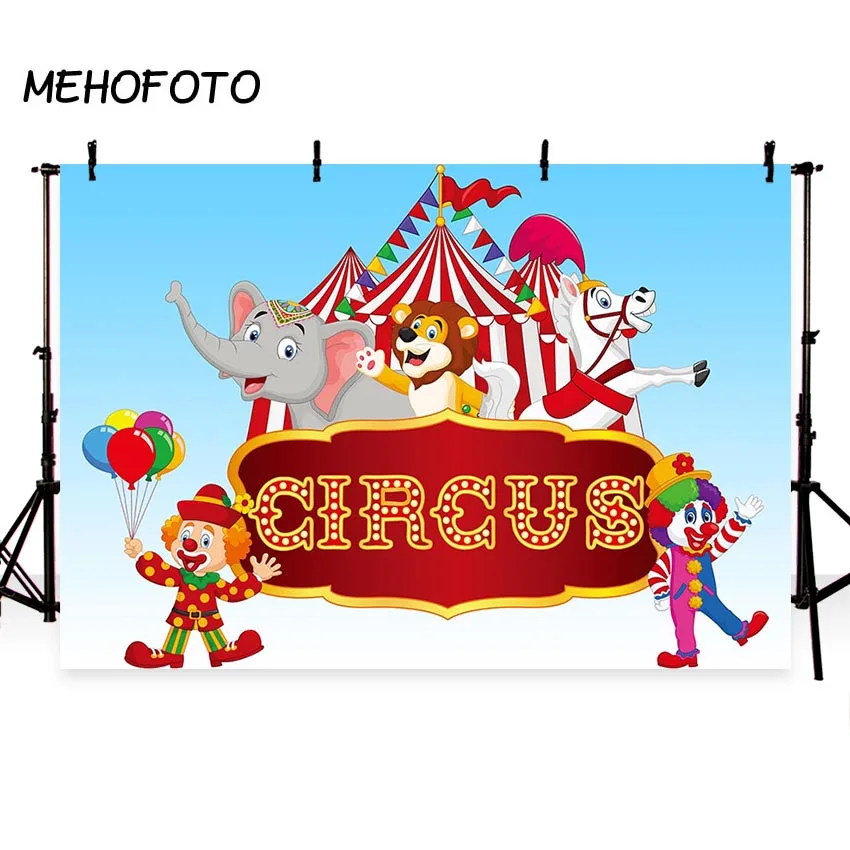 Children Photo Background Children Birthday Photos Cartoon Circus ...