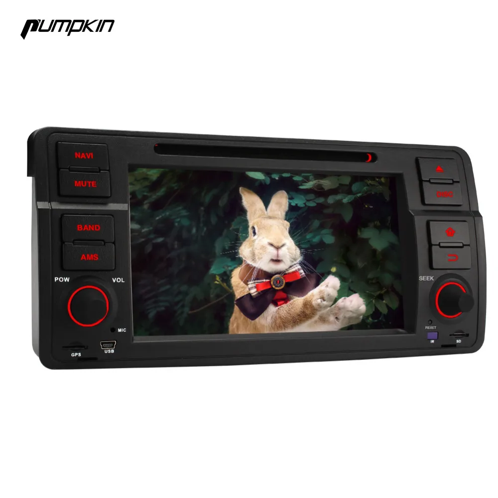 Pumpkin 7 Inch 2 Din Android 5.1 Car DVD Player For BMW E46/M3 GPS ...