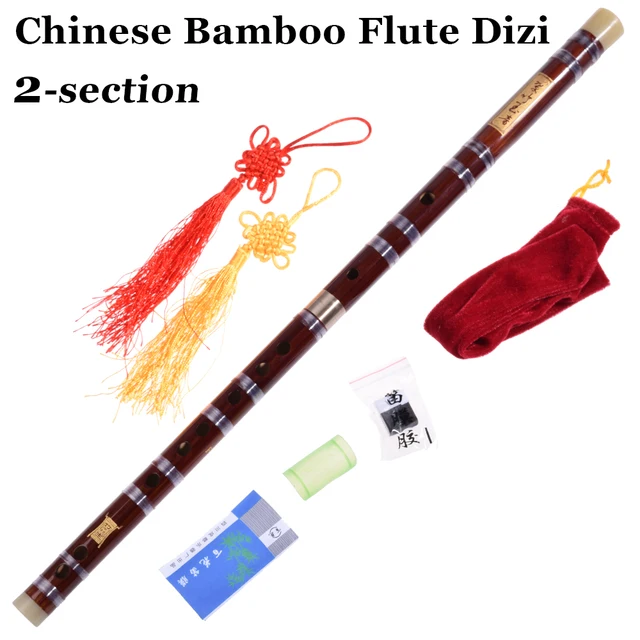 Transverse Chinese Bamboo Flute Dizi Traditional Bambu Flauta Woodwind ...