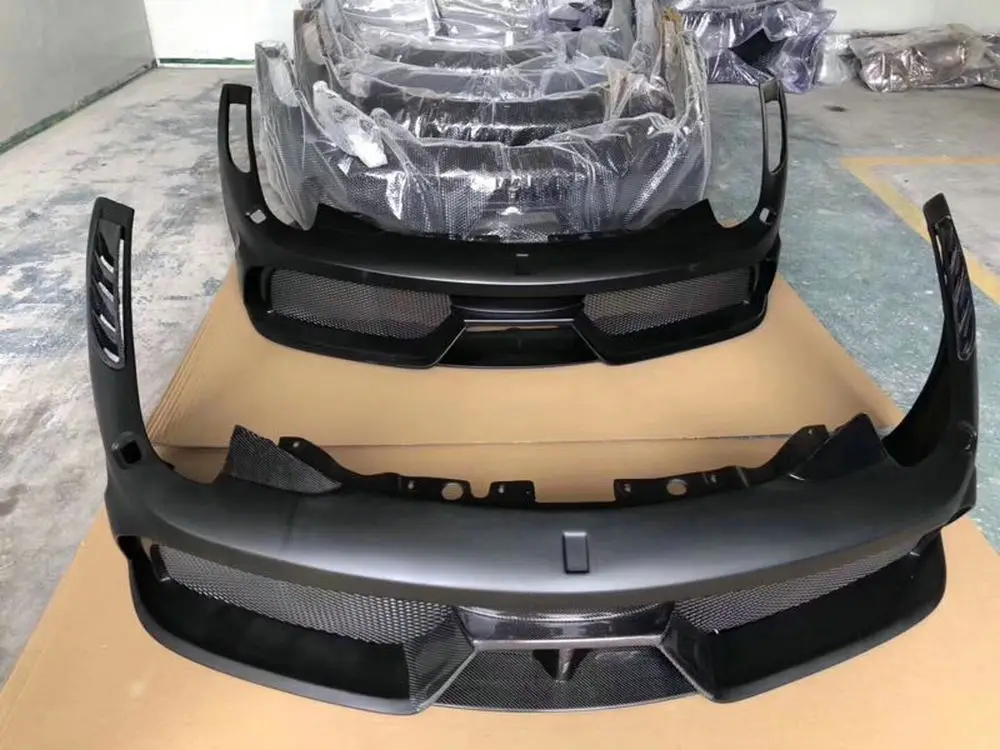 FRP front bumper for FERRARI 458 bodykit front bumpers wholeset front ...