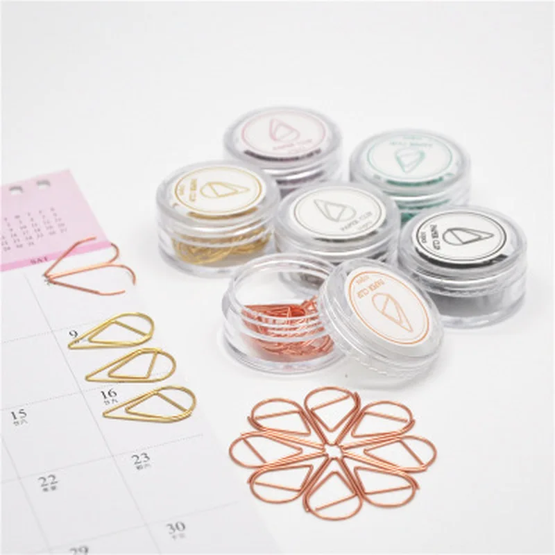 Drip Paper Clip Simple Metal Bookmark CLIP CLIP Hand Account ...