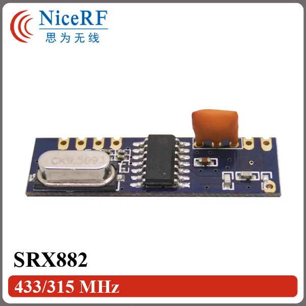 433MHz ASK 무선 tranmitter 수신기 모듈 키트 (1pcs 송신기 STX882 + 1pc 수신기 SRX882 ...